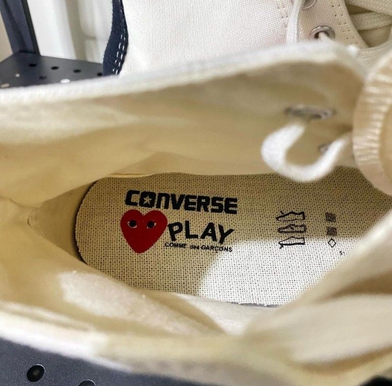 CDG x Converse Chuck Taylor Hi cut, Men's Fashion, Footwear, Sneakers ...