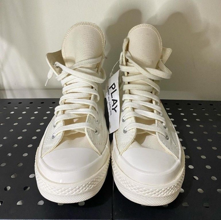 CDG x Converse Chuck Taylor Hi cut, Men's Fashion, Footwear, Sneakers ...