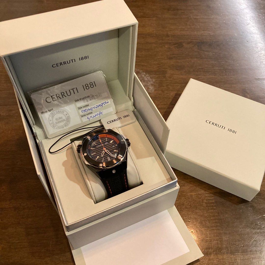 Cerruti 1881 men watch, Luxury, Watches on Carousell