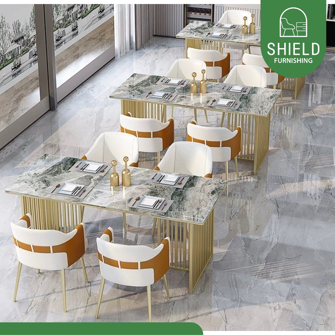 CHAIM Modern Slate Dining Table, Furniture & Home Living, Furniture ...