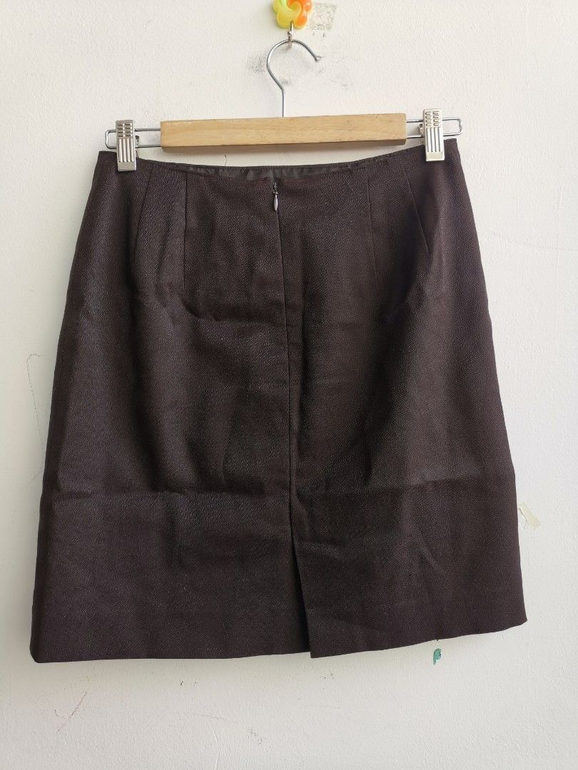 CHRIST CELLA Women Fashion Brown Mini Skirts Short Skirt, Women's ...