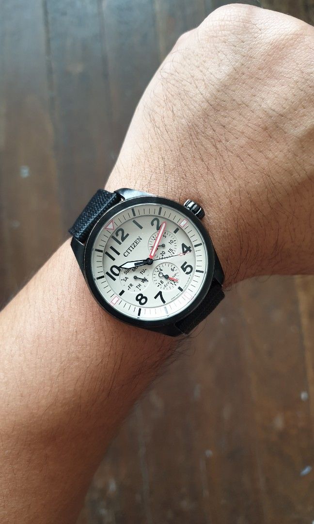 Citizen Brown Military, Men's Fashion, Watches & Accessories, Watches ...