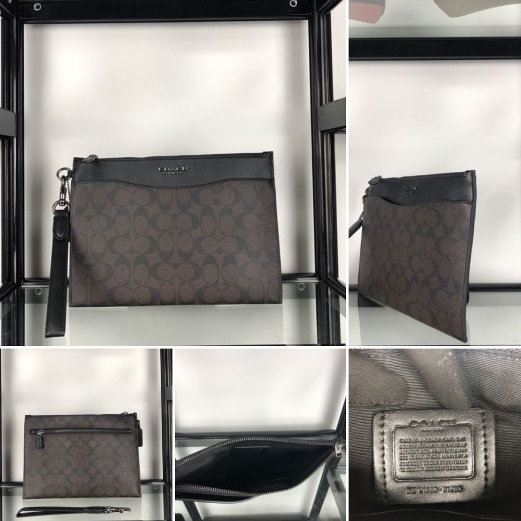 Coach Men's Classic Clutch bag, Men's Fashion, Bags, Belt bags ...