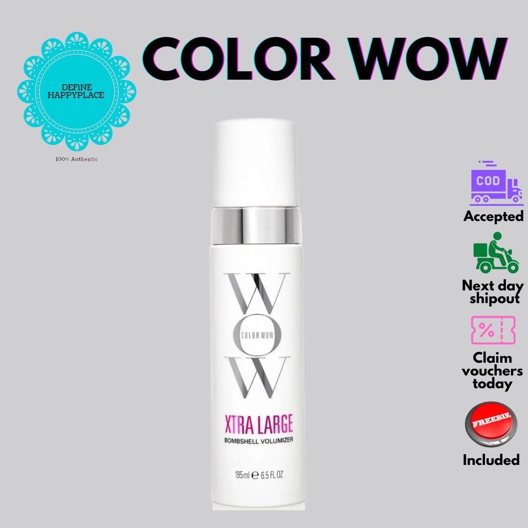COLOR WOW XTRA LARGE BOMBSHELL VOLUMIZER 195ML, Beauty & Personal Care, Hair on Carousell