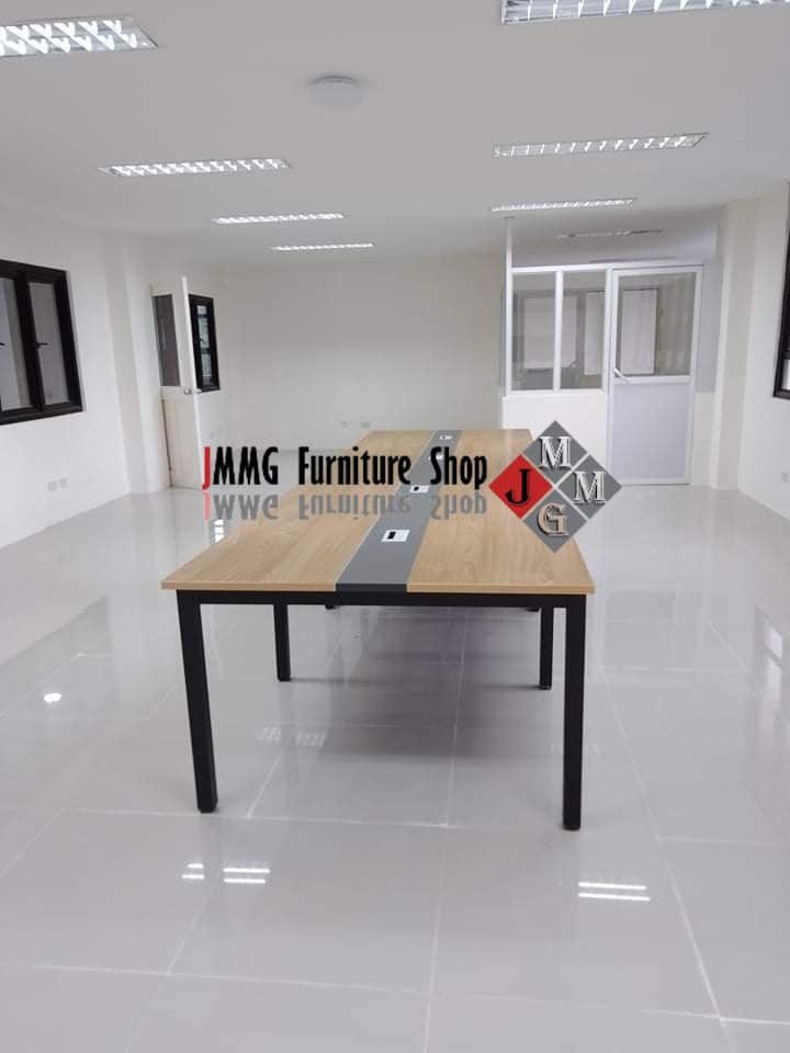 Conference table with wire management, Furniture & Home Living, Office ...