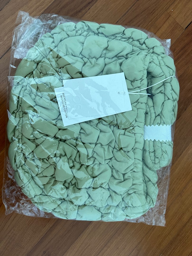 Cos quilted mini light green, Women's Fashion, Bags & Wallets, Shoulder ...