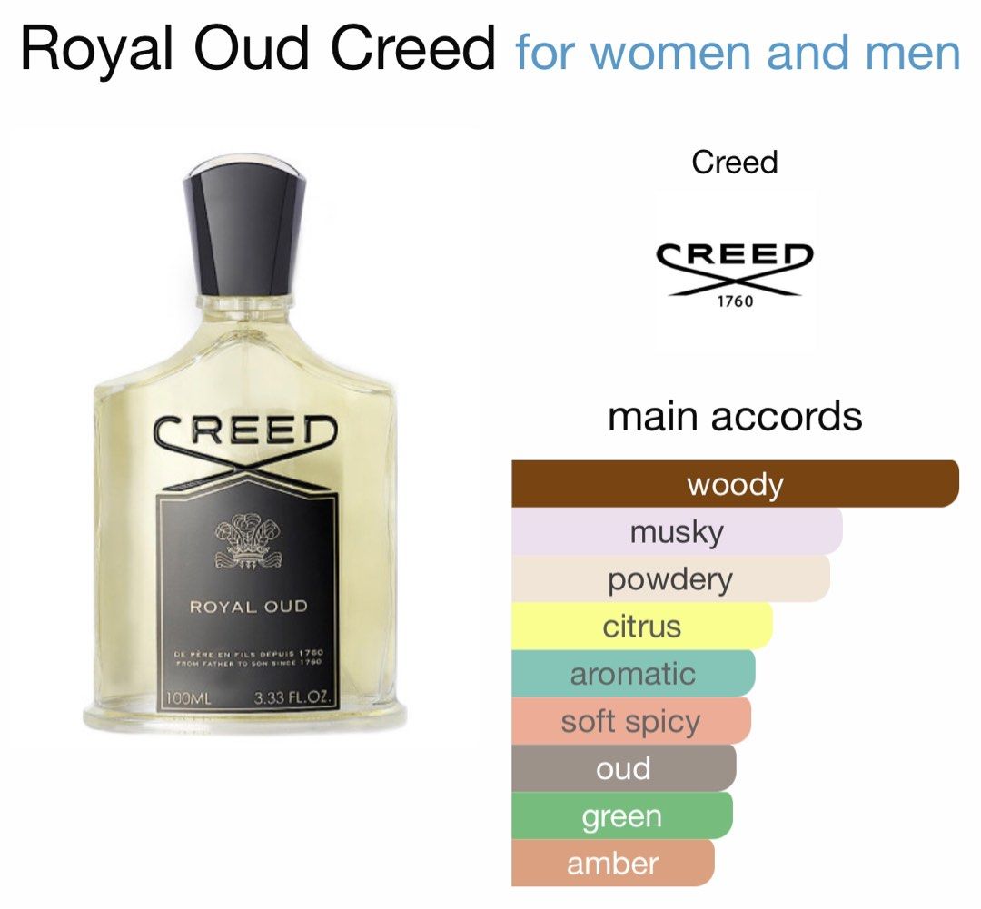 CREED ROYAL OUD 100ml, Beauty & Personal Care, Fragrance & Deodorants ...