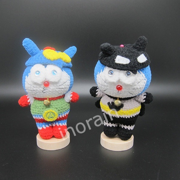 Crochet Amigurumi Plush Doll Doraemon Cosplay Ultraman Batman Crochet ...