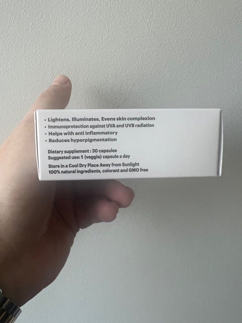 Crystal White Natural Ingredients / Skin Whitening Suplement capsules ...