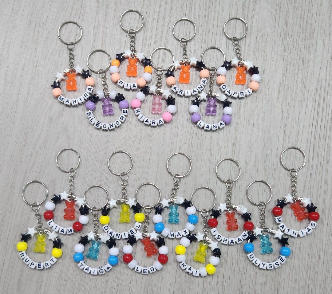 Customize Keychain Names, Hobbies & Toys, Stationery & Craft, Handmade ...