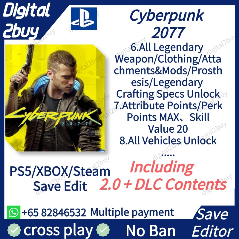 Cyberpunk 2077 2.0 Save Editor C2077 Save Modding Cyberpunk 2077 Cheats ...