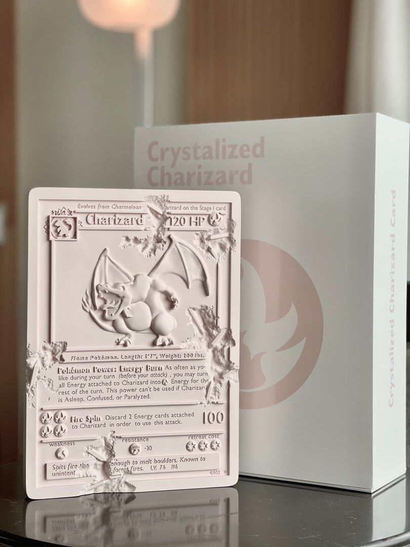 Daniel Arsham - limited edition Charizard Sculpture, Hobbies & Toys ...