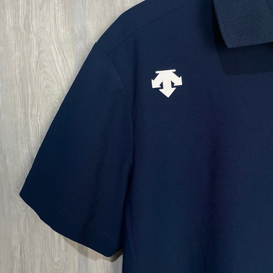 Descente Athletic Poloshirt, Men's Fashion, Tops & Sets, Formal Shirts on Carousell