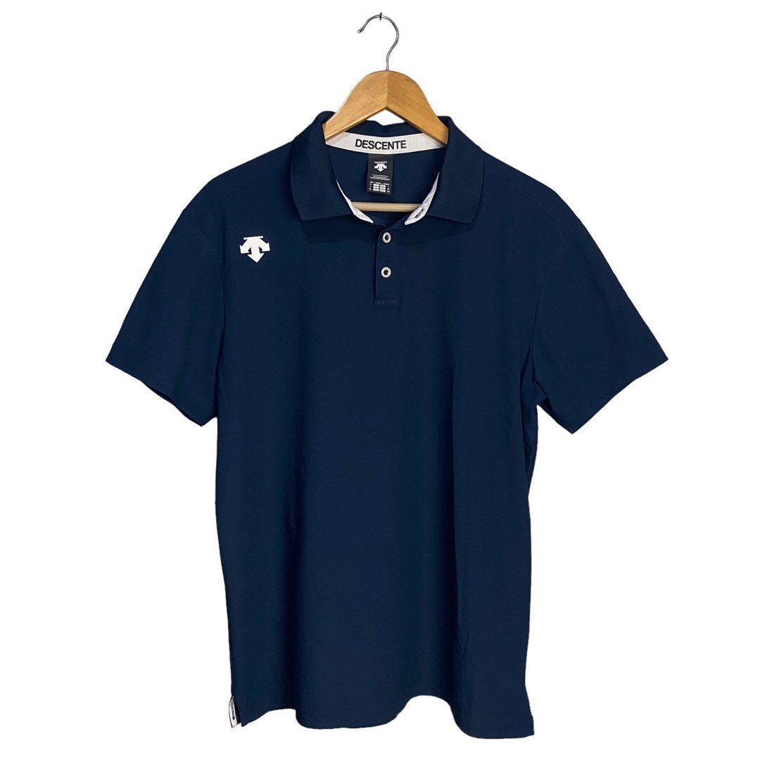 Descente Athletic Poloshirt, Men's Fashion, Tops & Sets, Formal Shirts on Carousell