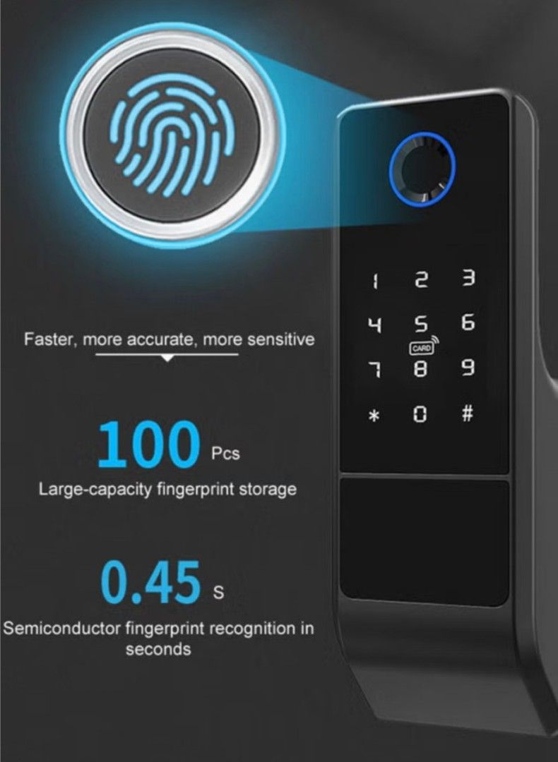 Waterproof Digital Door Lock + Installation, Furniture & Home Living ...