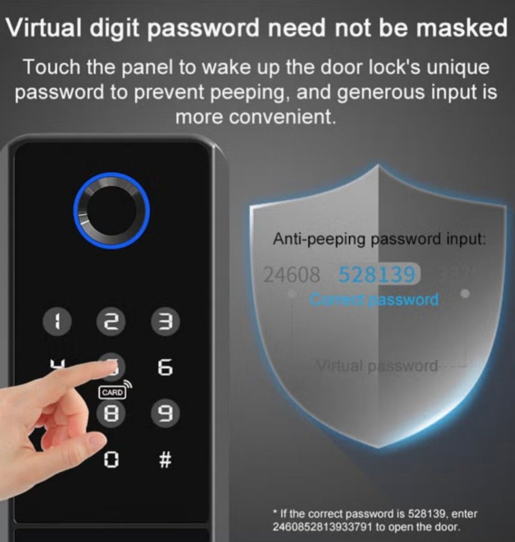 Waterproof Digital Door Lock + Installation, Furniture & Home Living ...