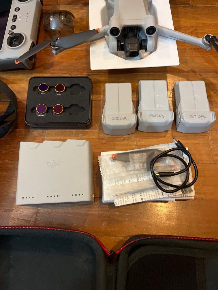 DJI Mini 3 Pro RC with Fly More Kit, Photography, Drones on Carousell