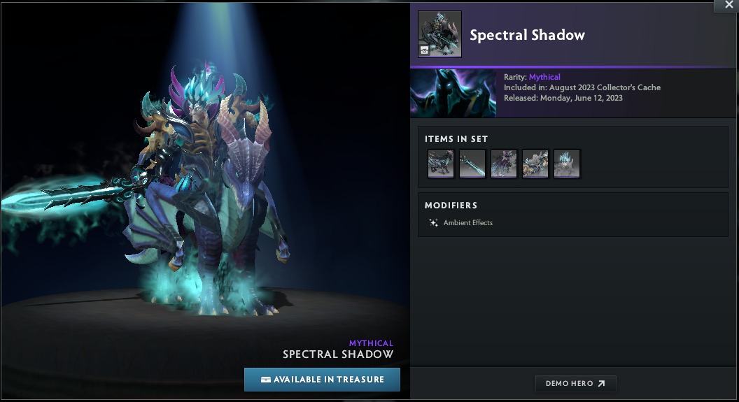 Dota2 Spectral Shadow Collectors Cache 2023, Video Gaming, Video Game ...