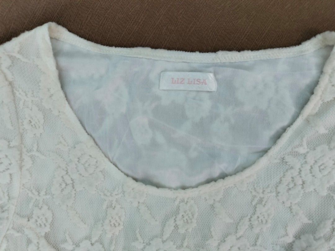 Liz Liza Kawai Dress Brokat Brand Liz Liza #LizLiza, Fesyen Wanita, Pakaian Wanita, Gaun & Rok ...