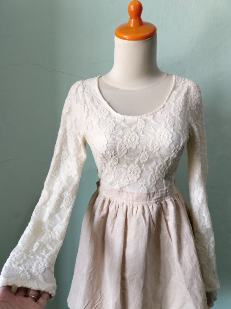 Liz Liza Kawai Dress Brokat Brand Liz Liza #LizLiza, Fesyen Wanita, Pakaian Wanita, Gaun & Rok ...