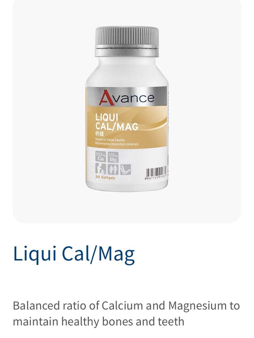 Drs Secret Avance Liqui Calcium/Magnesium, Health & Nutrition, Health ...