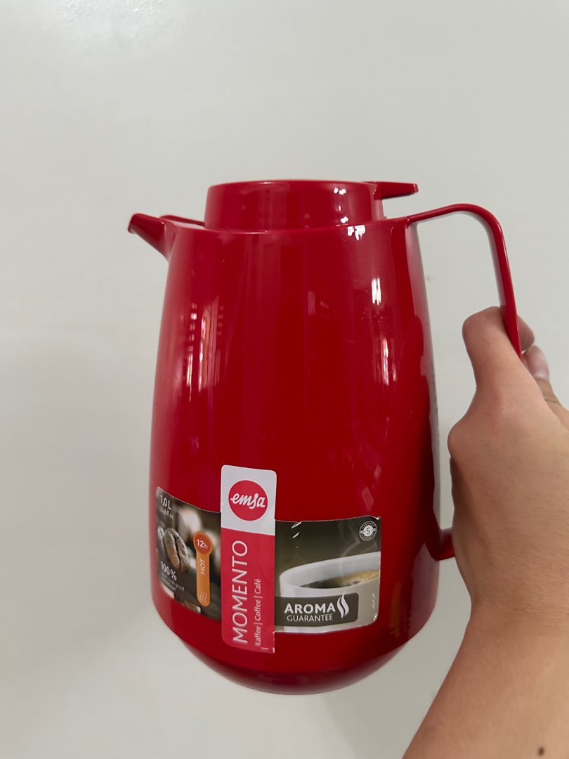 Emsa Vacuum Flask Thermos 1.0L, TV & Home Appliances, Kitchen ...