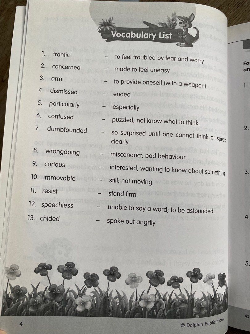 English P4 - Vocabulary for Composition , Hobbies & Toys, Books ...