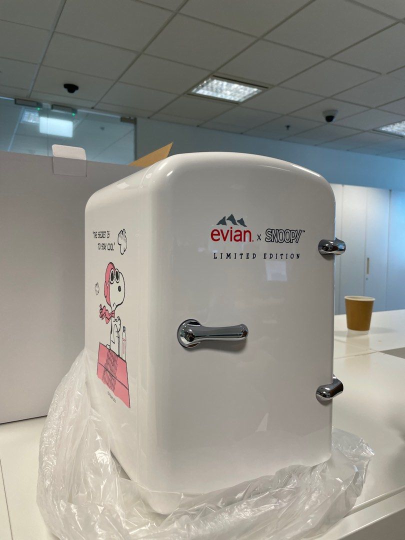 Evian X Snoopy Limited Edition Chiller, TV & Home Appliances, Kitchen ...