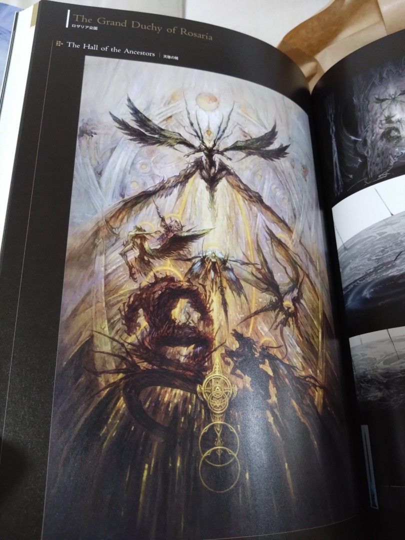 FFXVI Artbook art of Final Fantasy XVI, 興趣及遊戲, 玩具 & 遊戲類 - Carousell