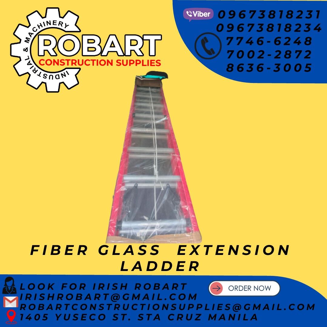 fiber glass extension ladder, Commercial & Industrial, Construction ...