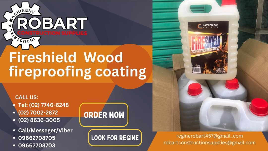 Fireshield Wood fireproofing coating, Commercial & Industrial, Construction Tools & Equipment on ...