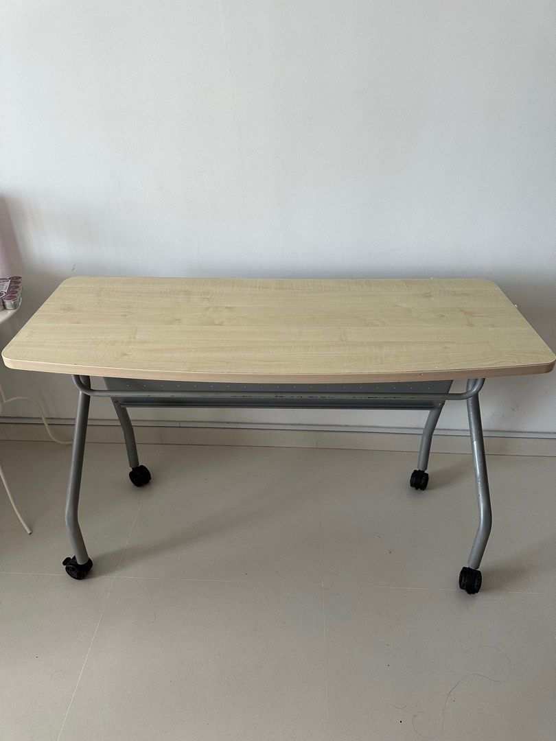 Foldable Work/Study Table, Furniture & Home Living, Furniture, Tables ...