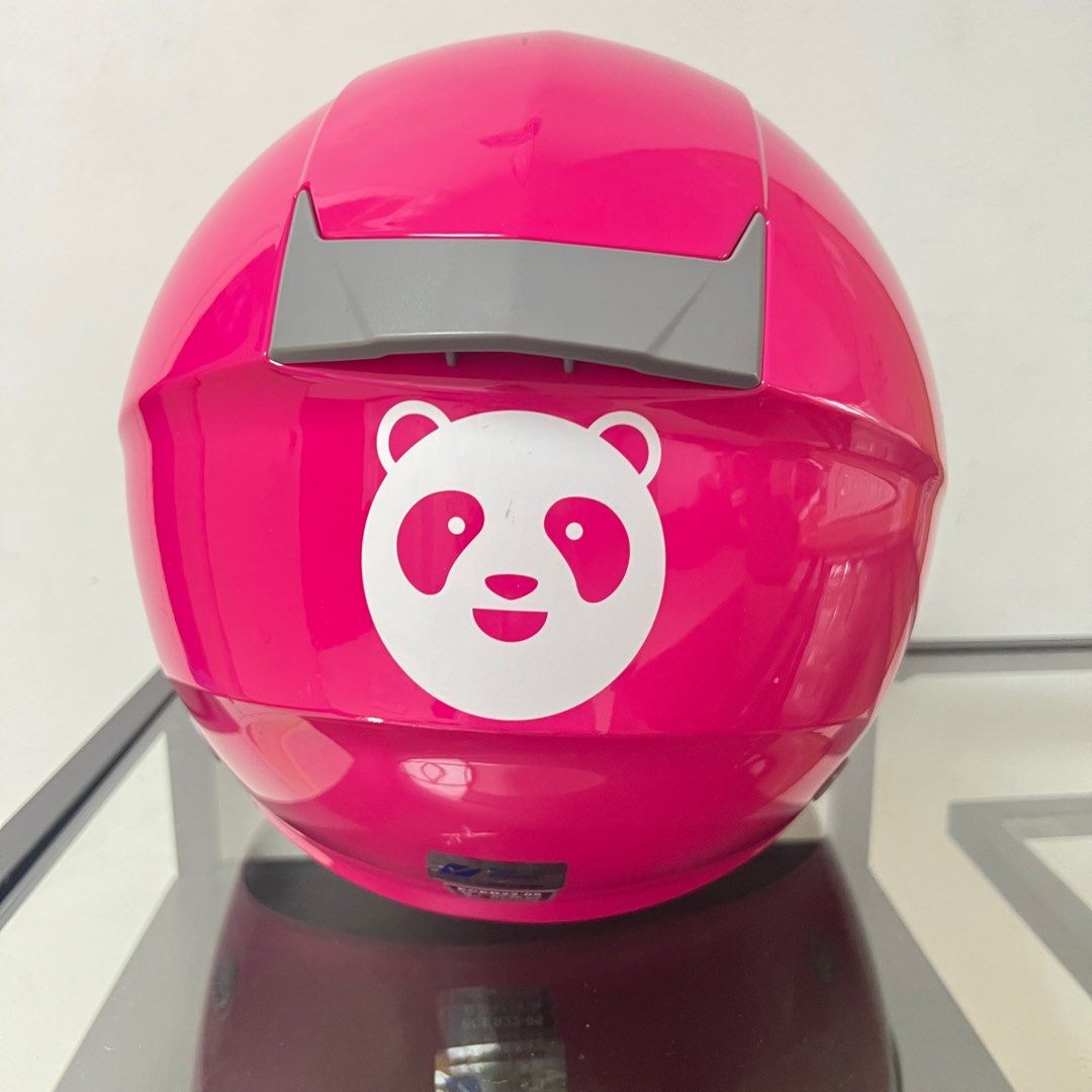 Foodpanda helmet, Motorcycles, Motorcycle Accessories on Carousell