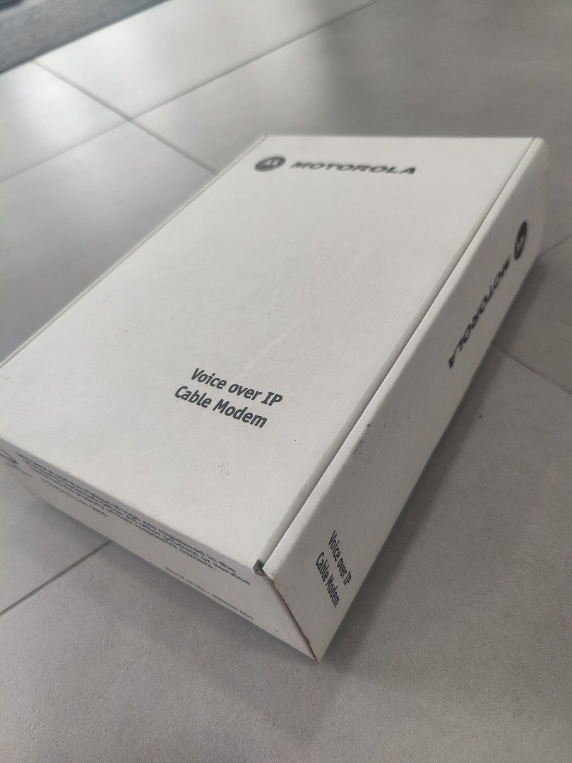 Free Motorola VOIP modem, Computers & Tech, Parts & Accessories ...