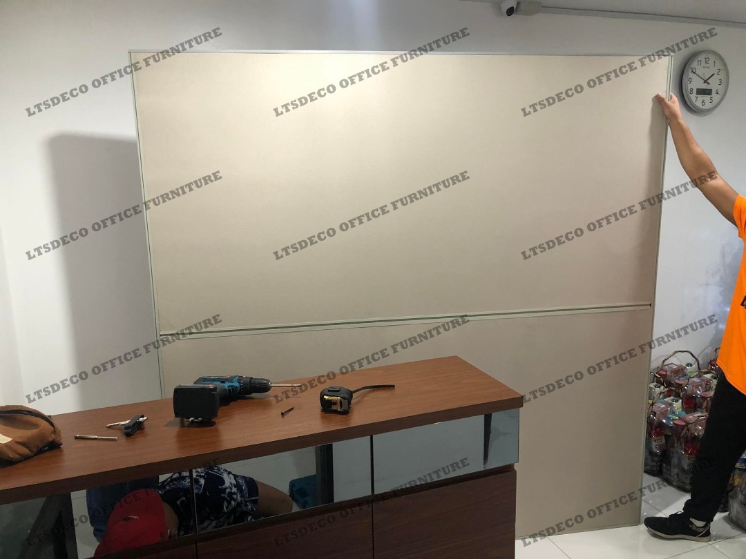 FULL FABRIC HIGH PANEL OFFICE PARTITION | OFFICE FURNITURE, Furniture ...