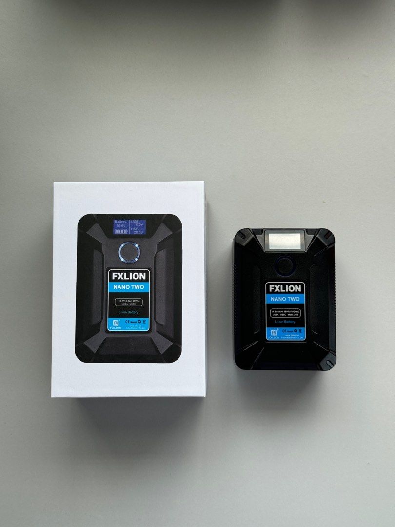 FXLion Nano Two V-Mount Battery, Photography, Photography Accessories ...