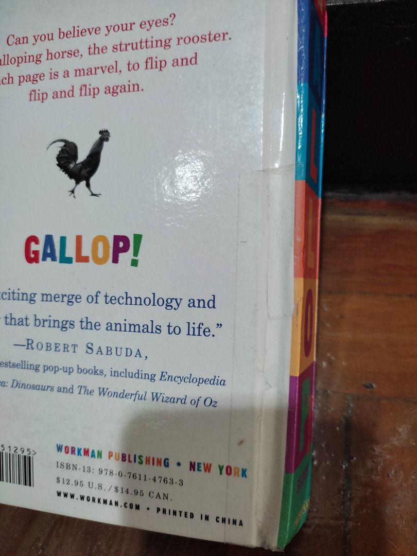 Gallop A Scanimation Picture Book Rufus Butler Seder, Hobbies & Toys ...