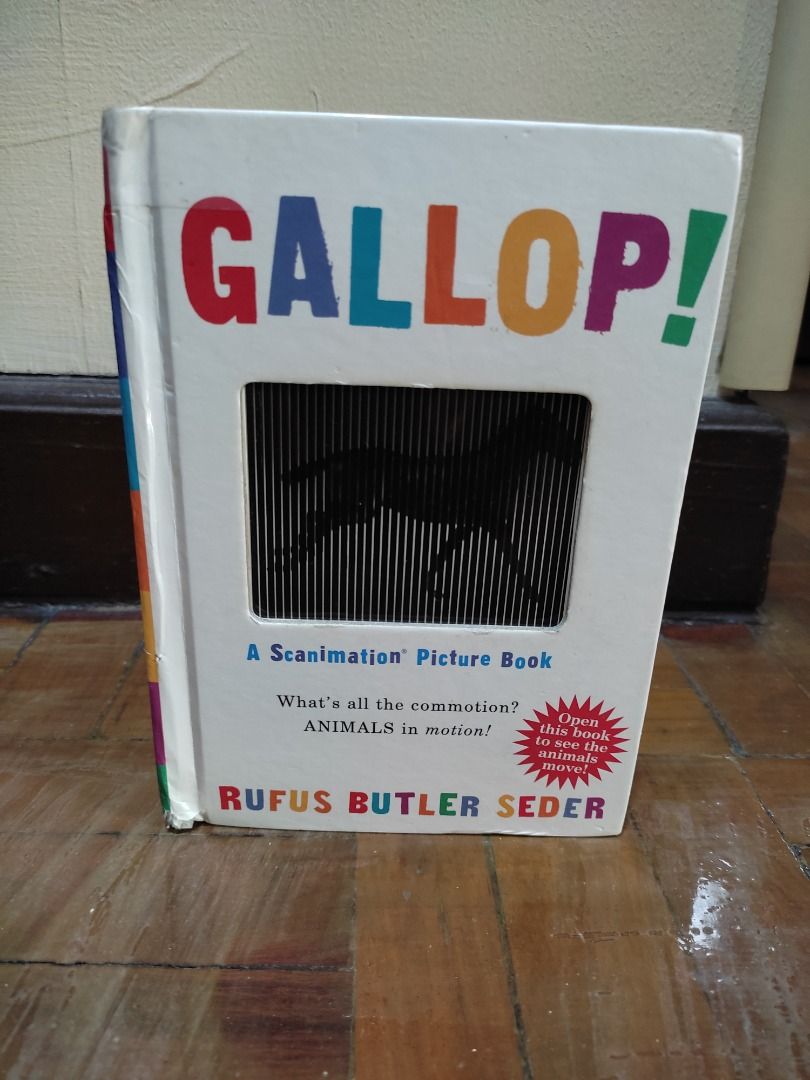 Gallop A Scanimation Picture Book Rufus Butler Seder, Hobbies & Toys ...