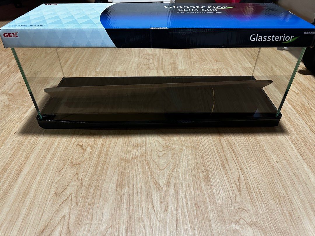 GEX Glassterior Slim 600 Fish Tank, Pet Supplies, Homes & Other Pet ...