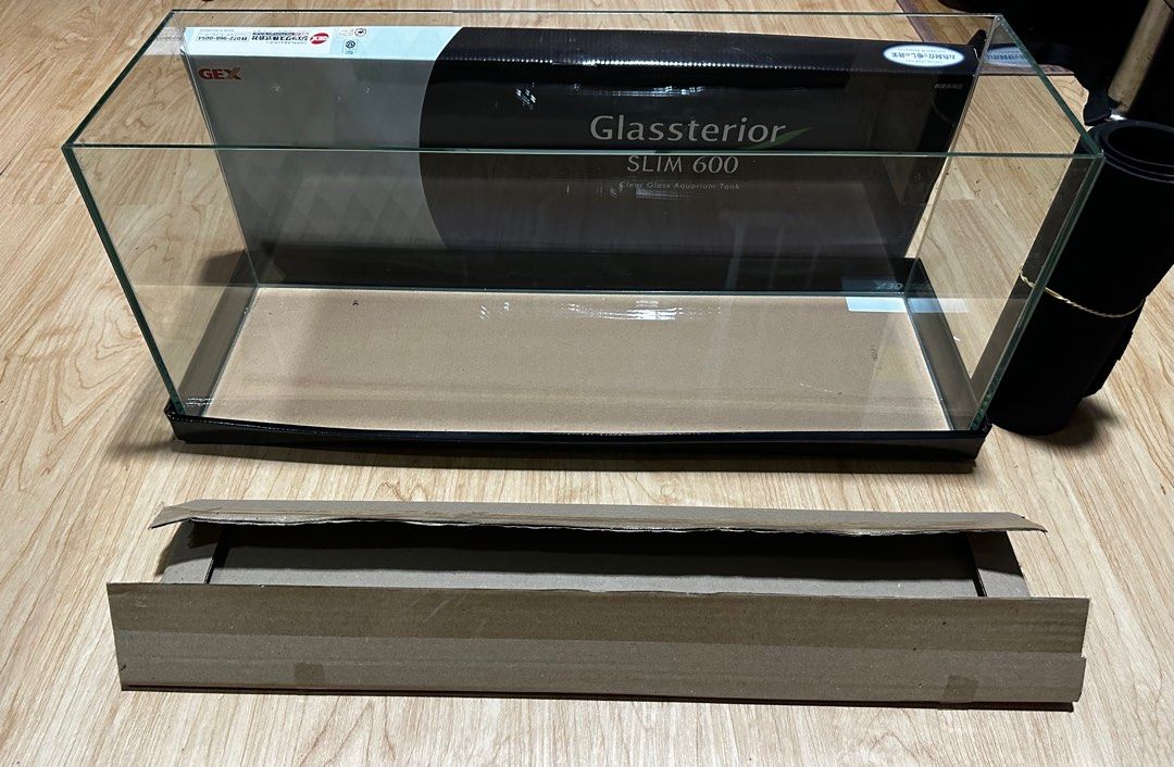 GEX Glassterior Slim 600 Fish Tank, Pet Supplies, Homes & Other Pet ...