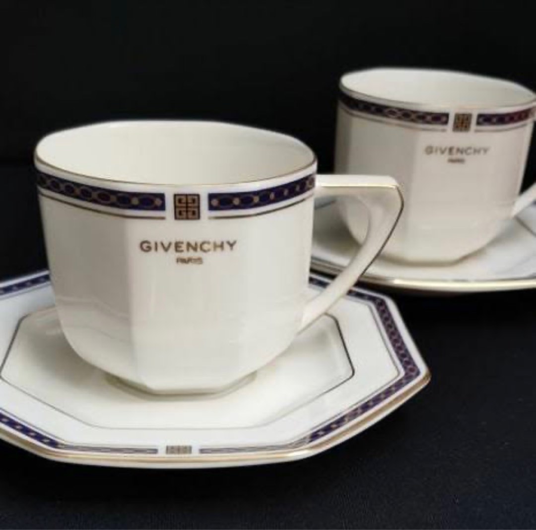 GIVENCHY cup and saucer, Furniture & Home Living, Kitchenware ...