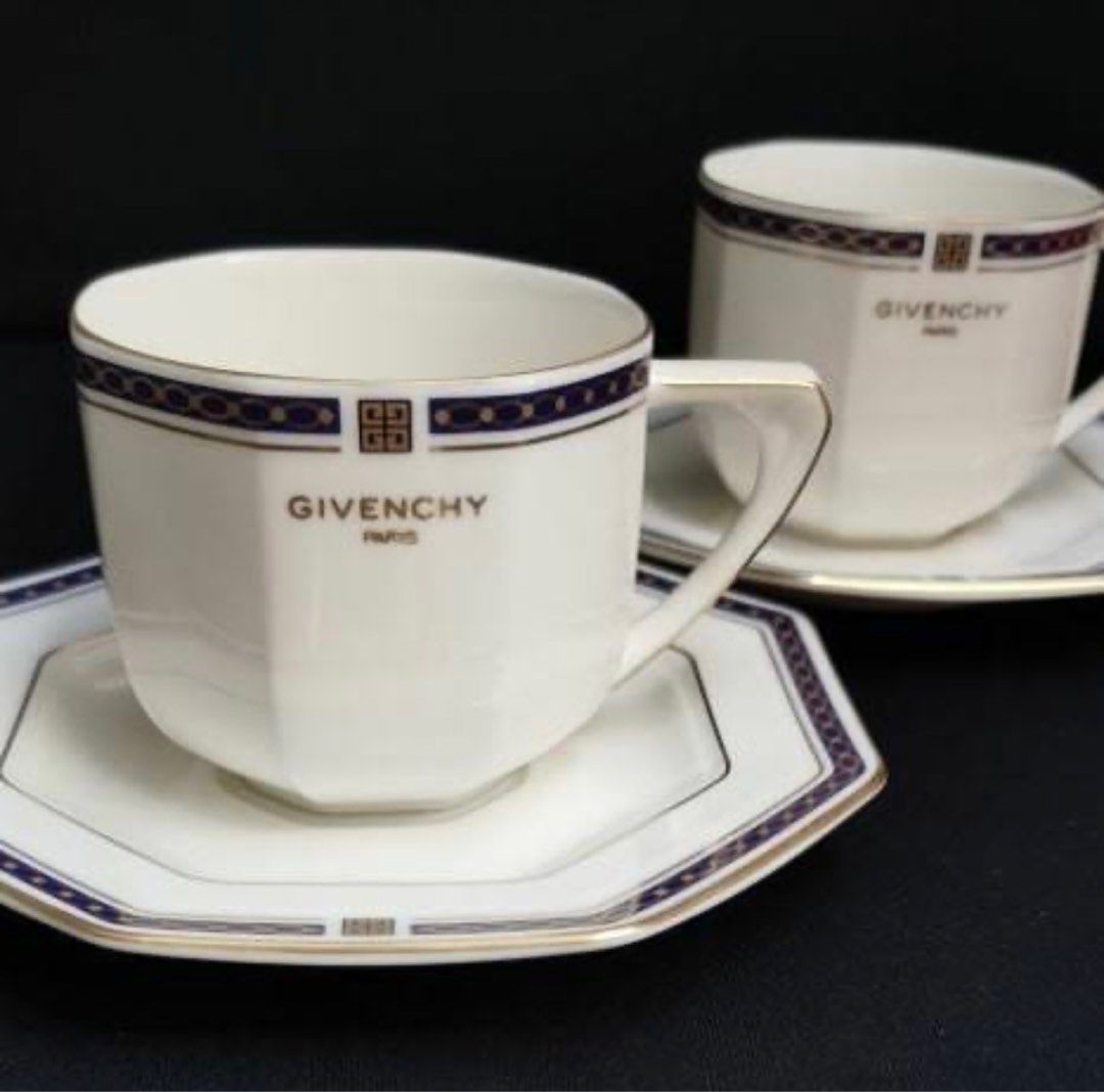 GIVENCHY cup and saucer, Furniture & Home Living, Kitchenware ...