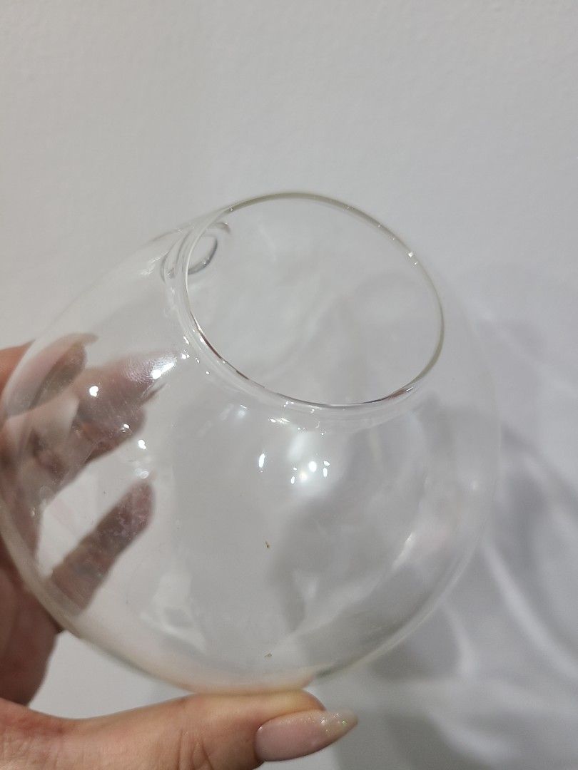 Glass vases, attached wall, Furniture & Home Living, Home Decor, Vases ...