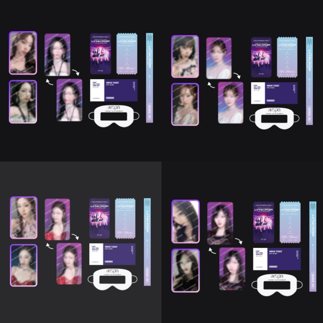 (GO) AESPA lynk-pop: THE 1st VR concert special package standard ...