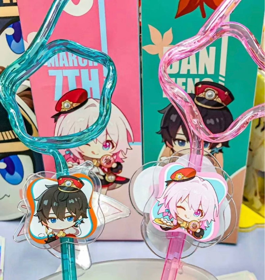 [GO] Honkai Star Rail HSR X KFC collab straw, Hobbies & Toys ...