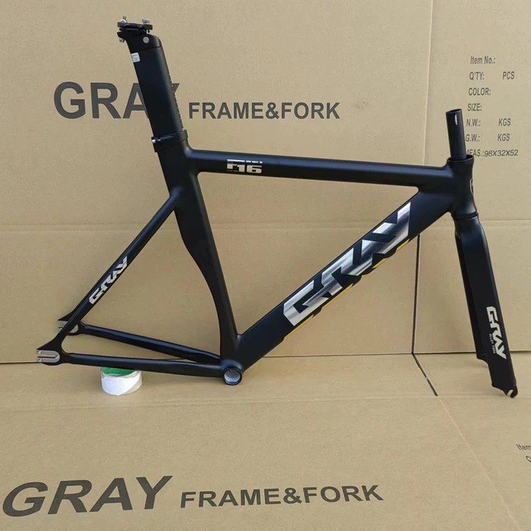 GRAY F16 (frame and fork only), Sports Equipment, Bicycles & Parts ...