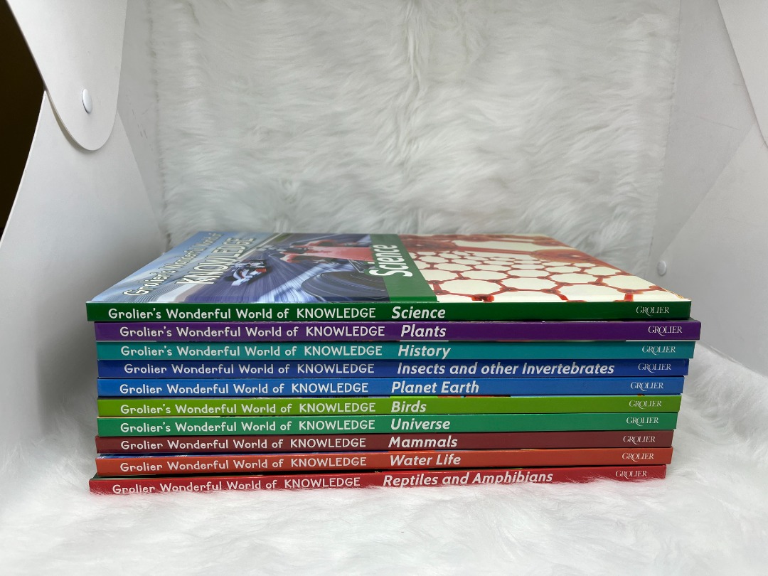 Grolier's Wonderful World of KNOWLEDGE: Encyclopedia Set for Kids ...