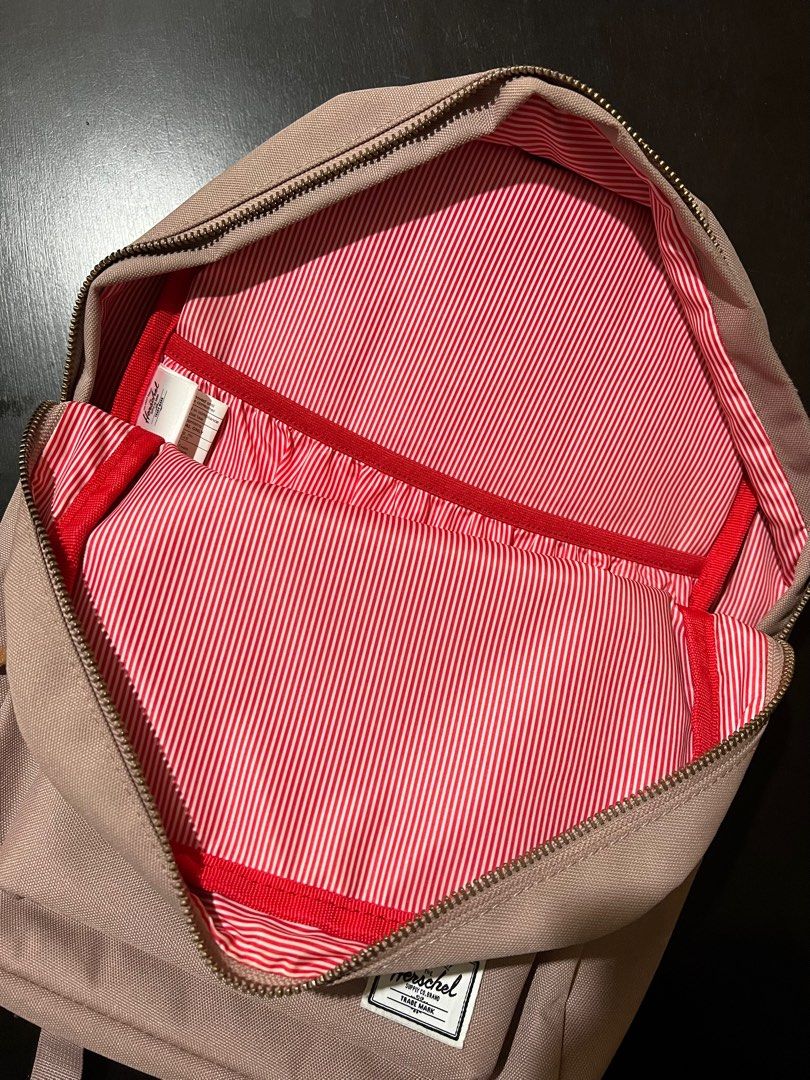 Herschel Settlement Backpack Ash Rose 17L with Tag and Original Bag, Women's Fashion, Bags ...