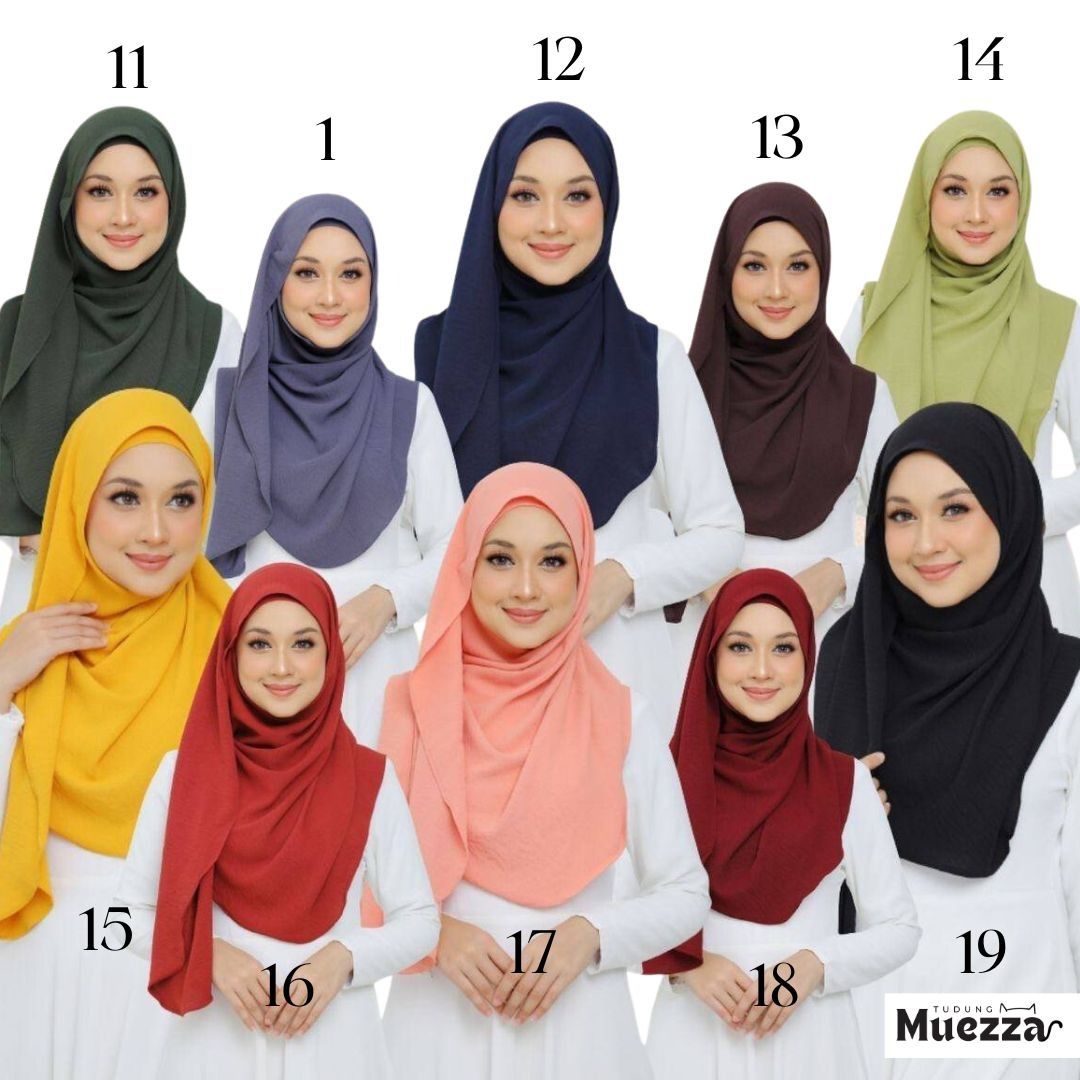 Hijab Shawl Instant Airflow Premium Express Slip-on with free inner ...