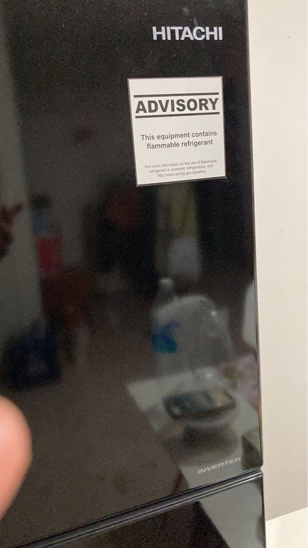 Hitachi Black Inverter Refrigerator, TV & Home Appliances, Kitchen ...